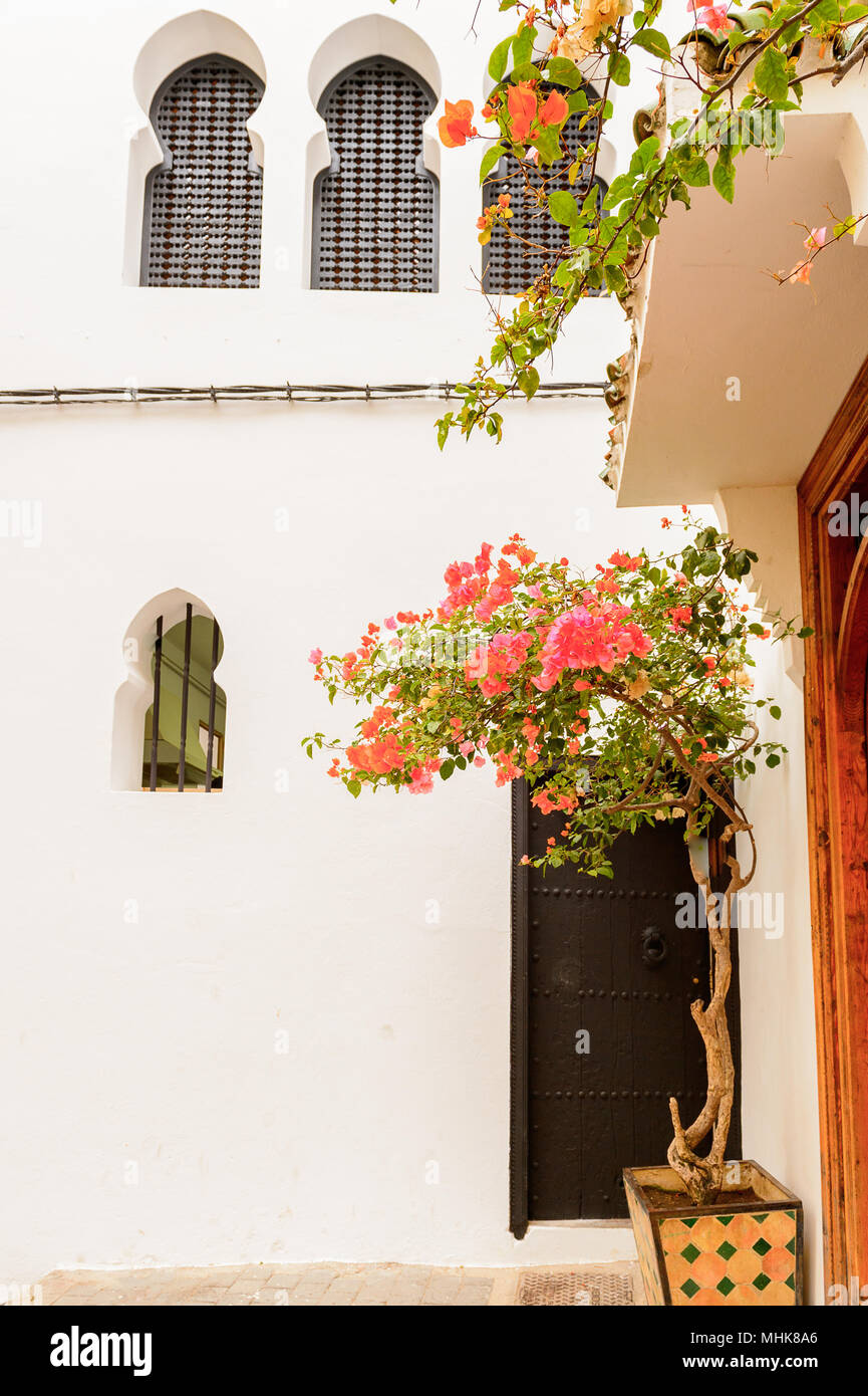 Architecture of Tangier, a major city in northern Morocco. It is the ...