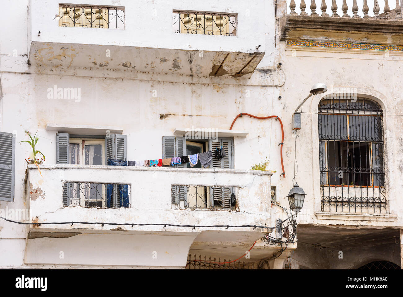 Architecture of Tangier, a major city in northern Morocco. It is the ...