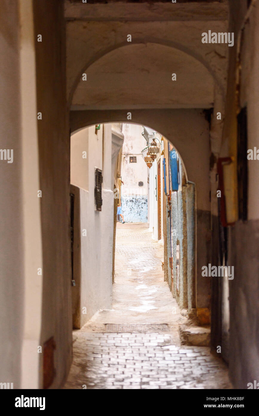 Architecture of Tangier, a major city in northern Morocco. It is the ...