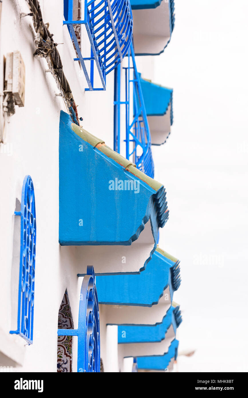 Architecture of Tangier, a major city in northern Morocco. It is the ...