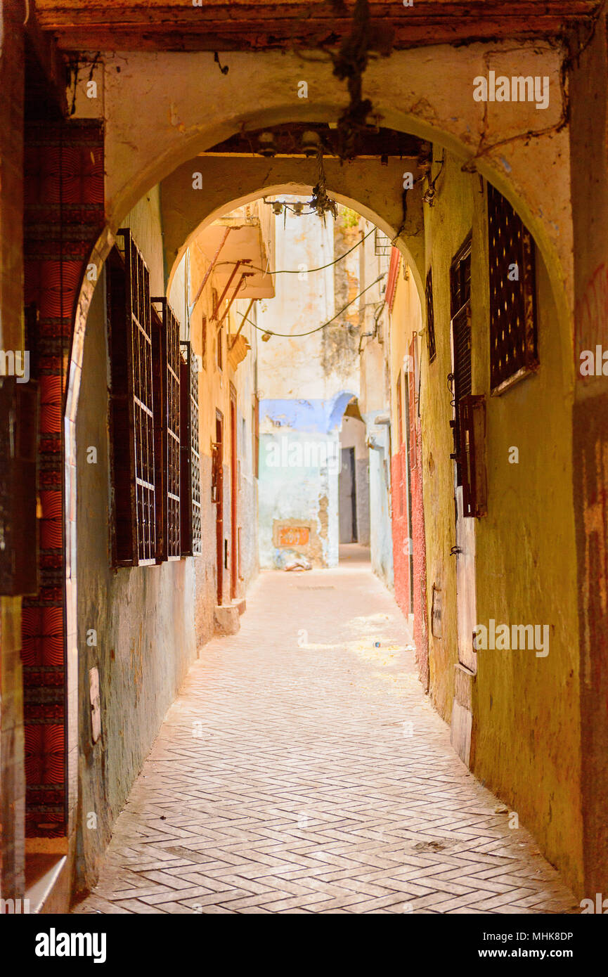 Architecture of Tangier, a major city in northern Morocco. It is the ...