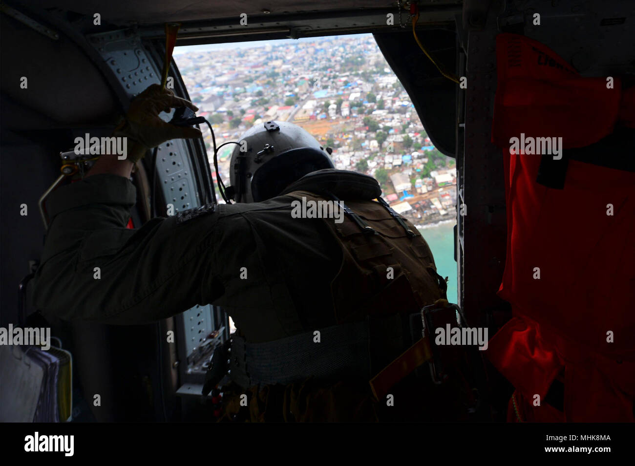 MOROVIA, Liberia (March 24, 2018) Naval Aircrewman (Helicopter) 2nd ...