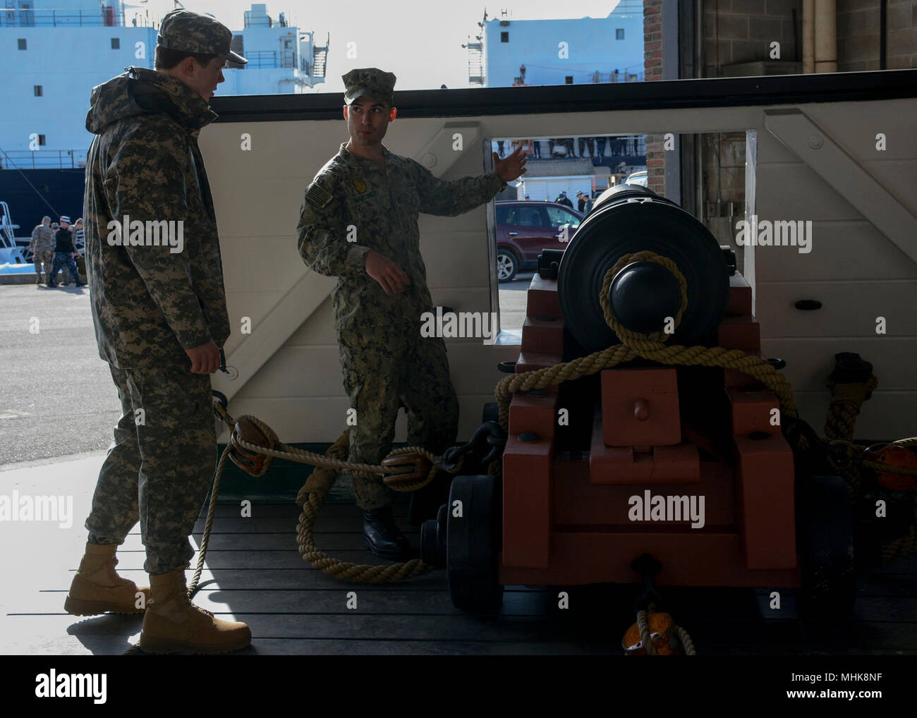 (March 24, 2018) Master-at-Arms 2nd Class Matthew Martinez, assigned to ...