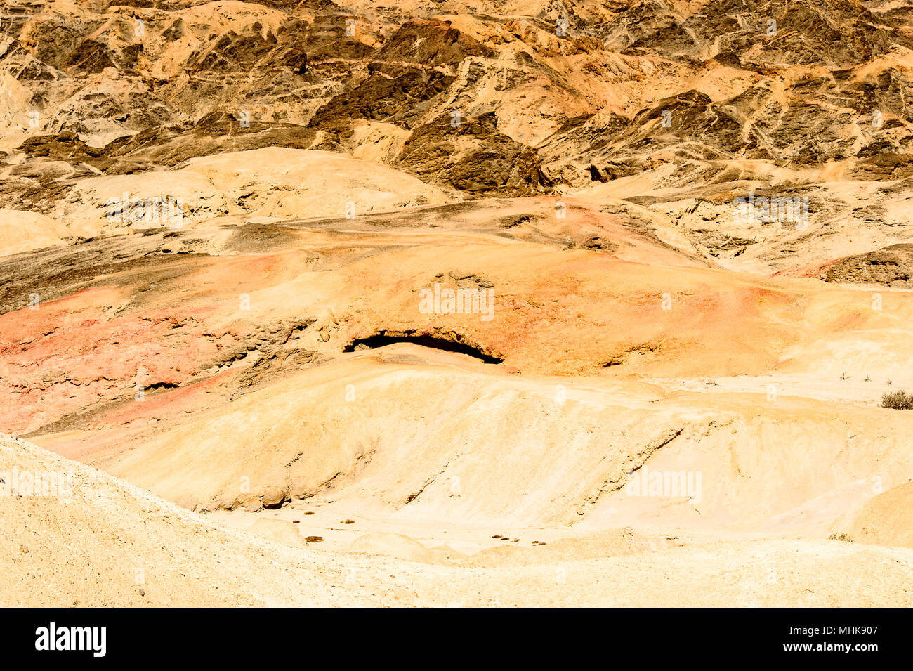 Amazing panoramic view of the Moon landscape, Namibia desert, Africa ...
