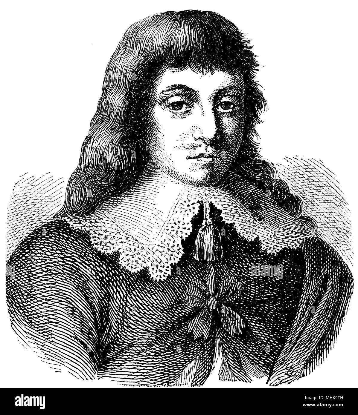 Paul Fleming (born October 5, 1609 , died April 2, 1640 Stock Photo - Alamy