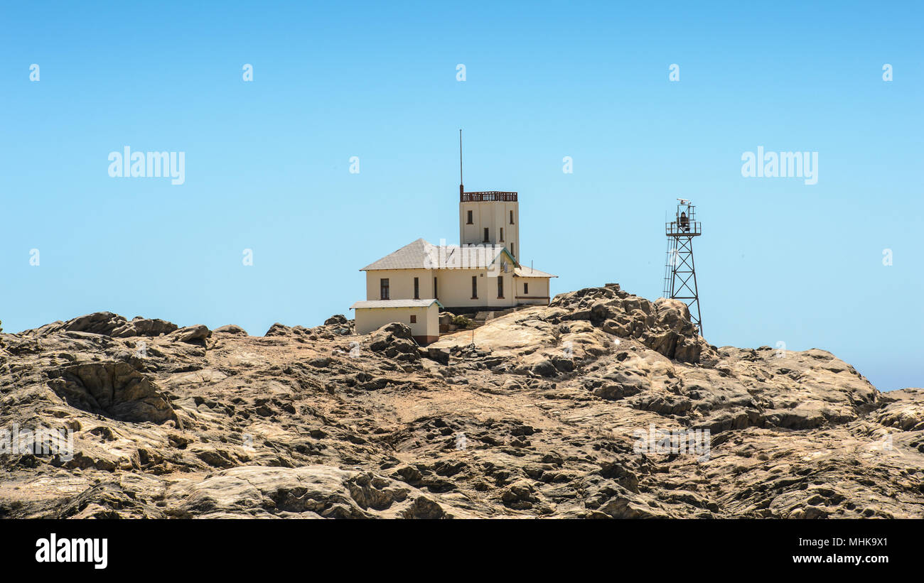 Landscape of the Luderitz, a harbour town in south-west Namibia, lying ...