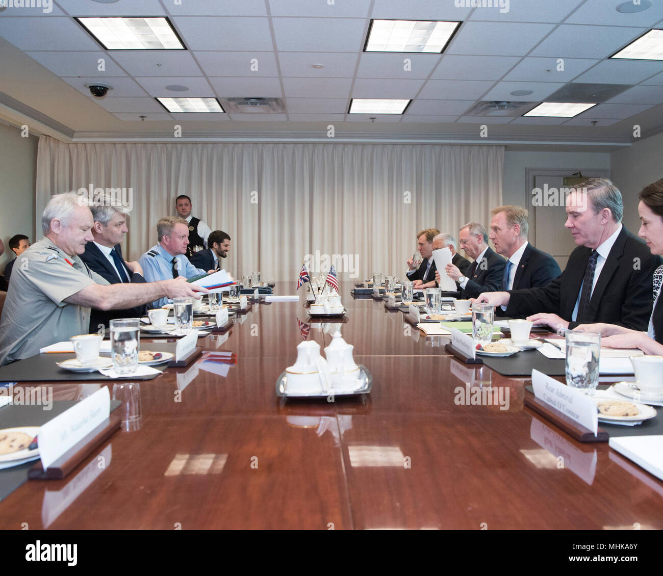Permanent secretary at the ministry of defence hi-res stock photography ...