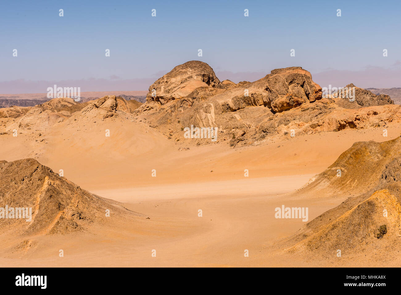 Rock formations in the desert Stock Photo - Alamy