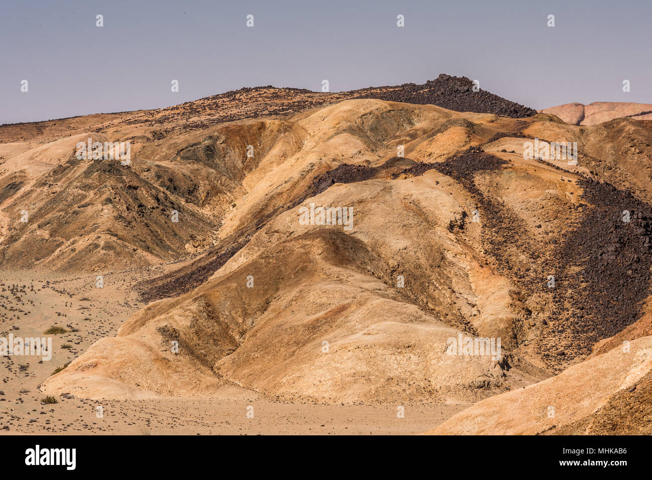 Beautiful landscape of rocks in the desert Stock Photo - Alamy