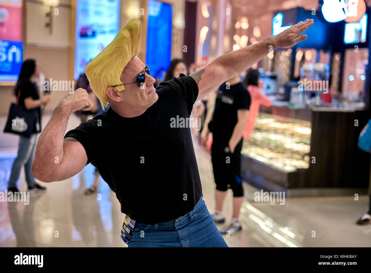 Comic Con man and Cosplay costume event, Bangkok Thailand Southeast ...