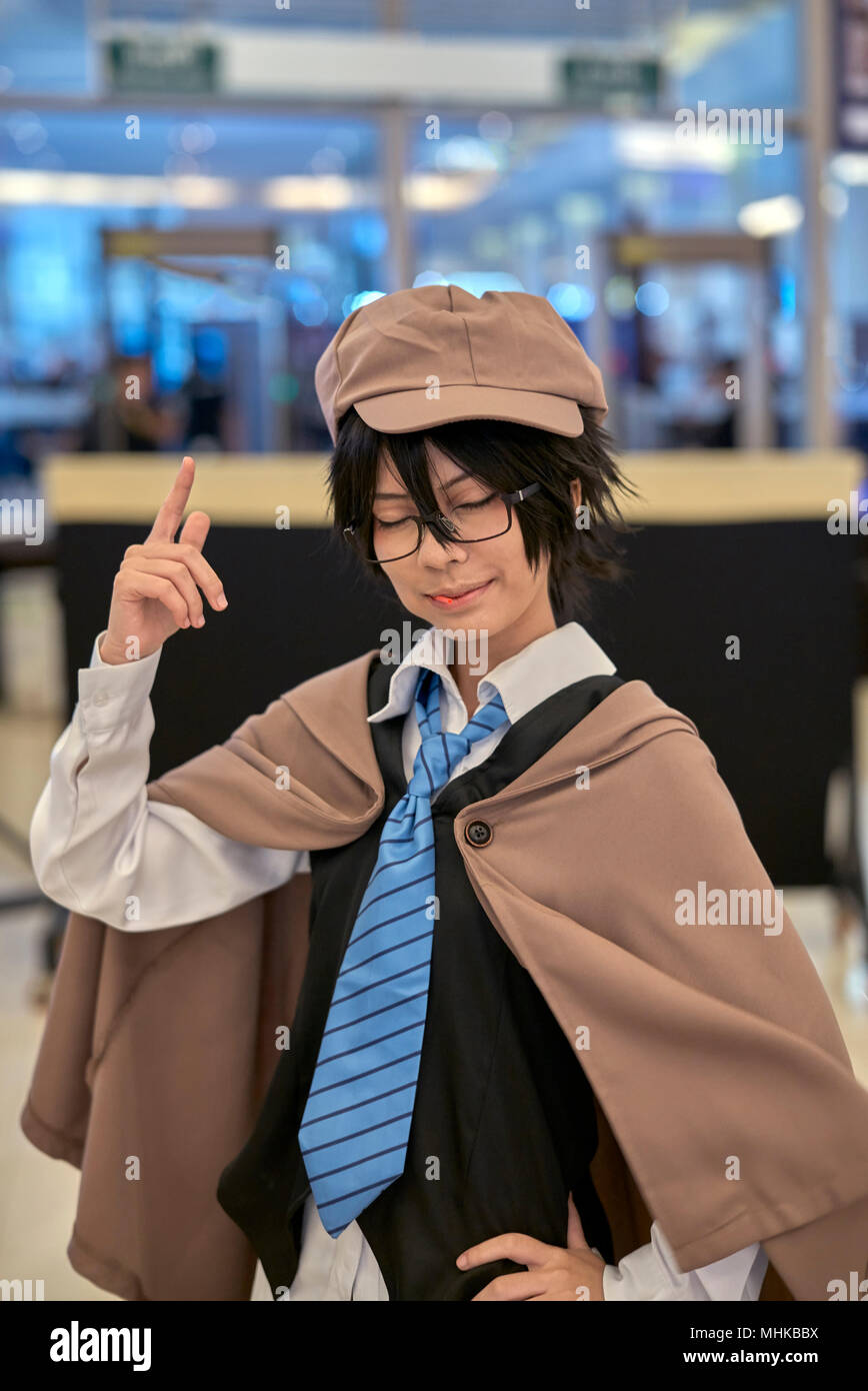 Comic Con costume Cosplay girl Bangkok Thailand Southeast Asia Stock ...