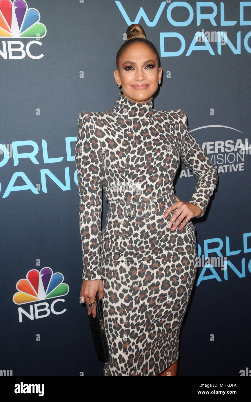 Hollywood, Ca. 1st May, 2018. Jennifer Lopez at the World Of Dance red ...