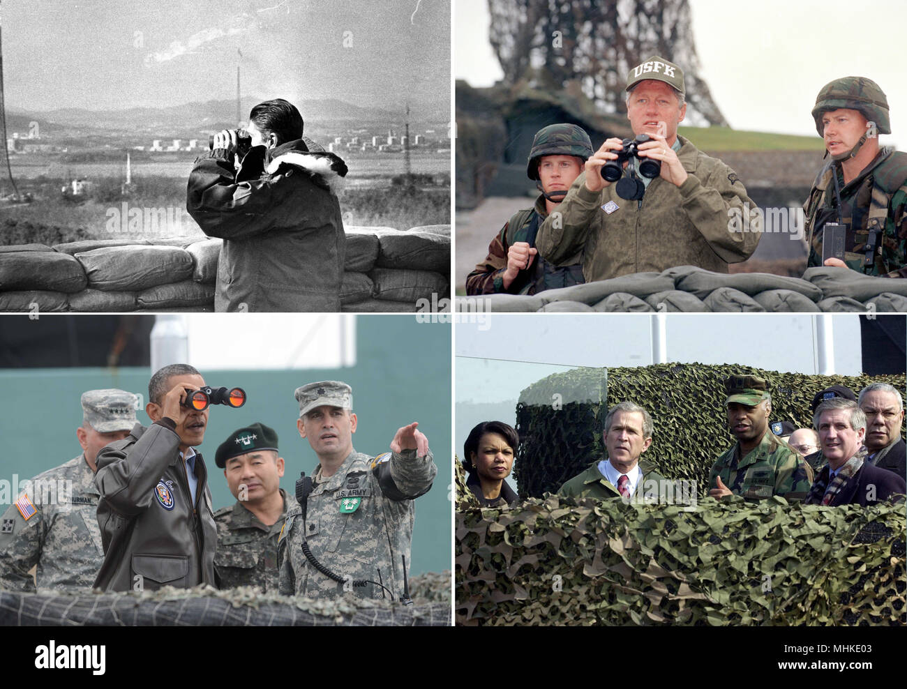02nd May, 2018. U.S. leaders visit observation post in DMZ This ...