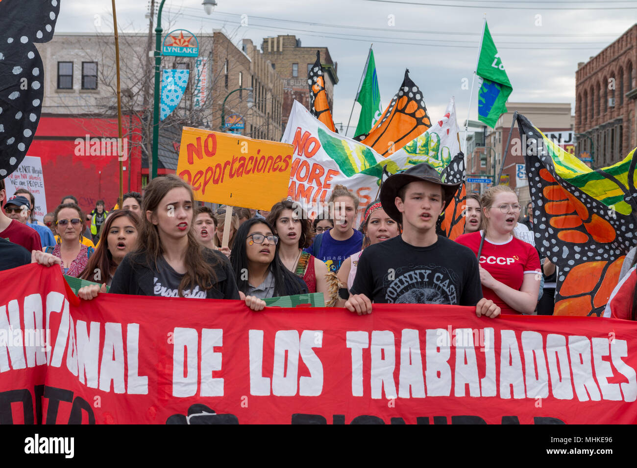 Labor activism women hi-res stock photography and images - Alamy