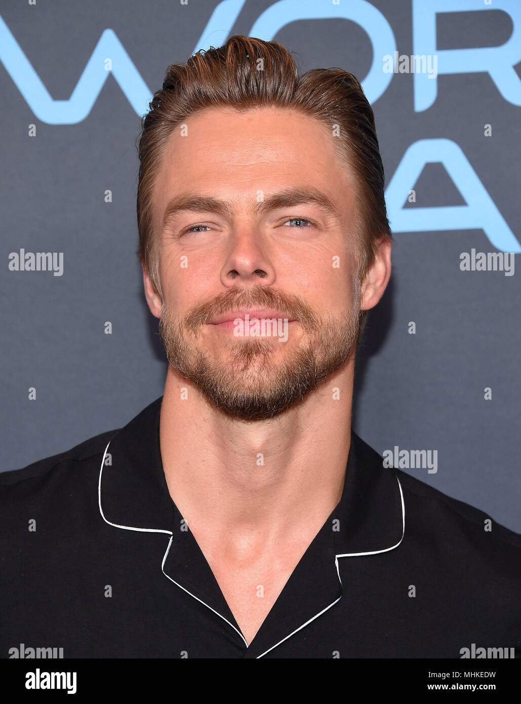North Hollywood, California, USA. 1st May, 2018. Derek Hough arrives ...