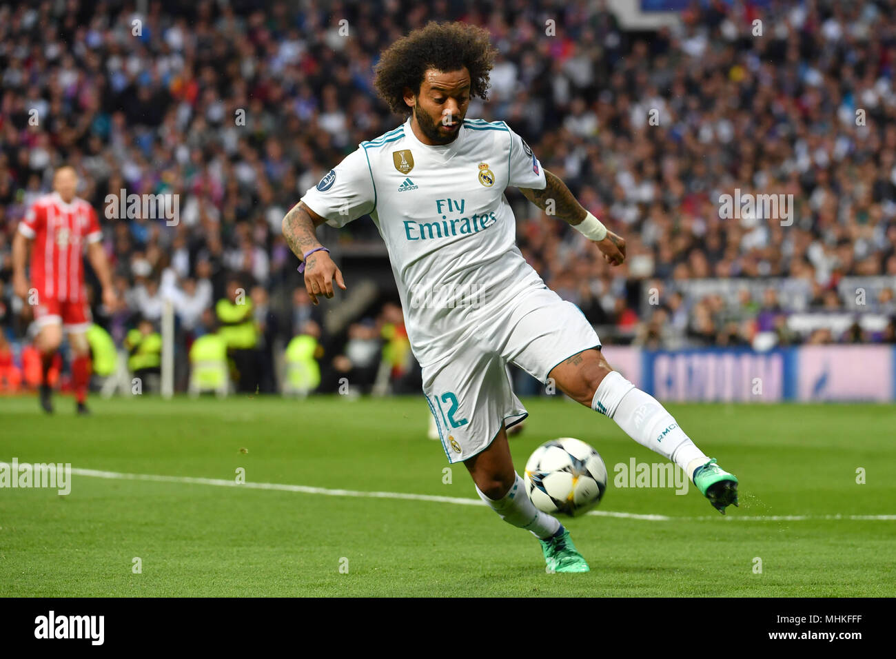 Marcelo da Silva Junior (Real Madrid), Action, Single Action, Frame, Cut Out, Full Body, Whole ...