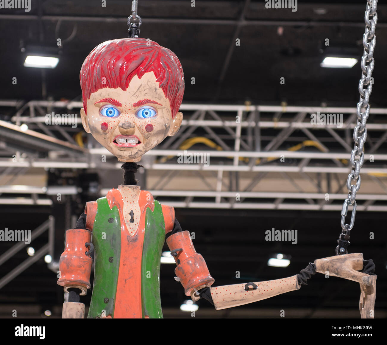 Tate Modern London, UK. 2 May, 2018. Colored Sculpture by American ...