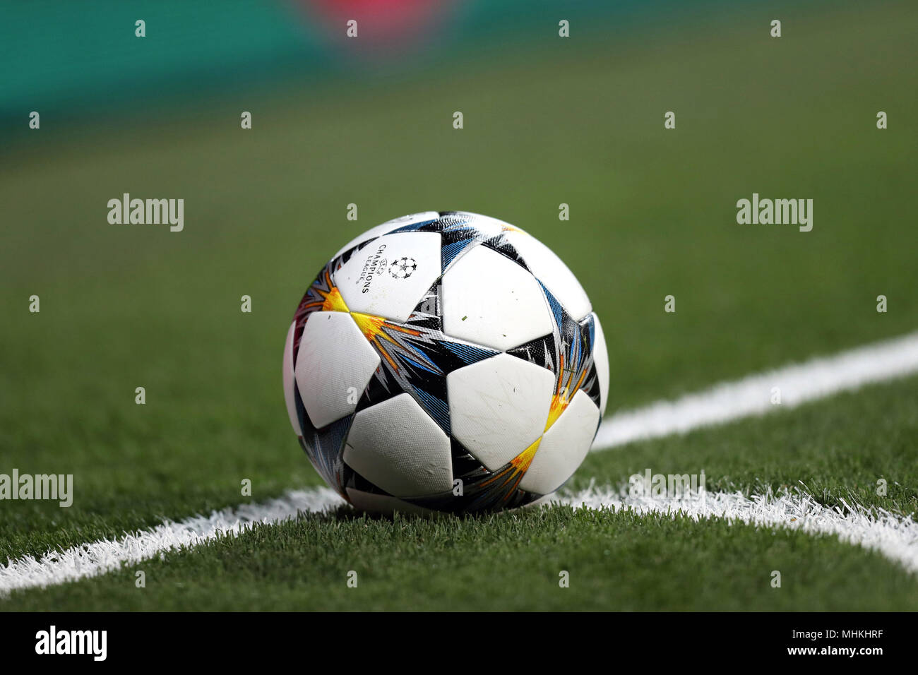 Madrid, Spain. 1st May, 2018. Official Ball of The UEFA Champions ...