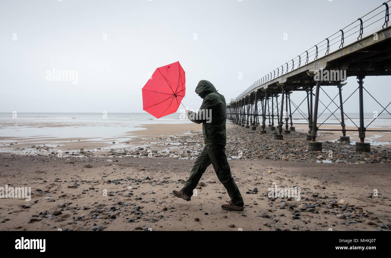 Rain england coast windy hi-res stock photography and images - Alamy