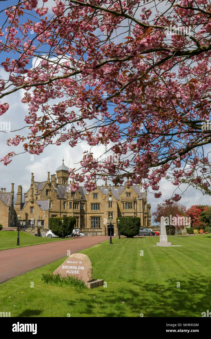 Brownlow house sunny day hi-res stock photography and images - Alamy