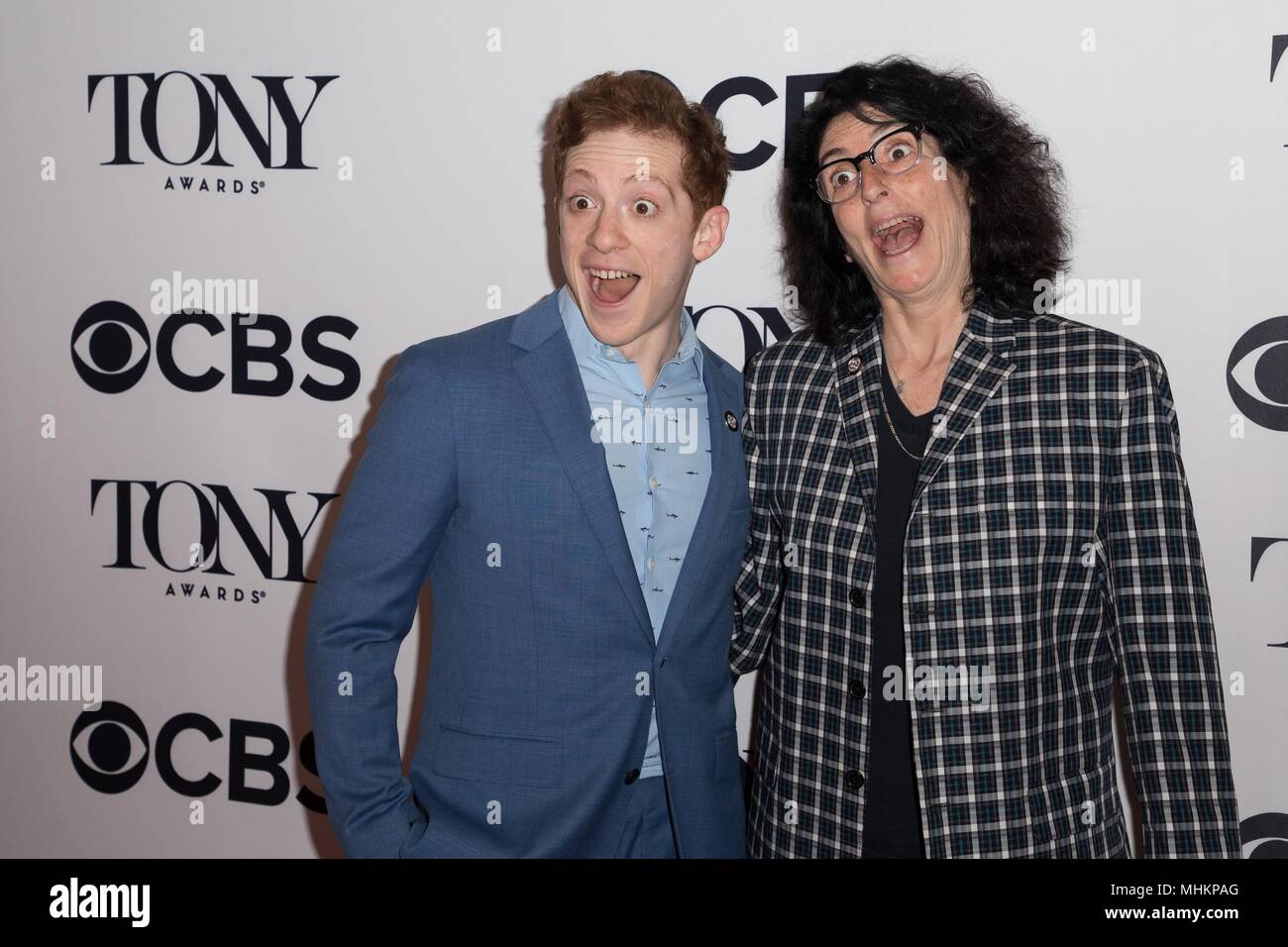 New York, NY, USA. 1st May, 2018. Ethan Slater, Tina Landau at arrivals ...