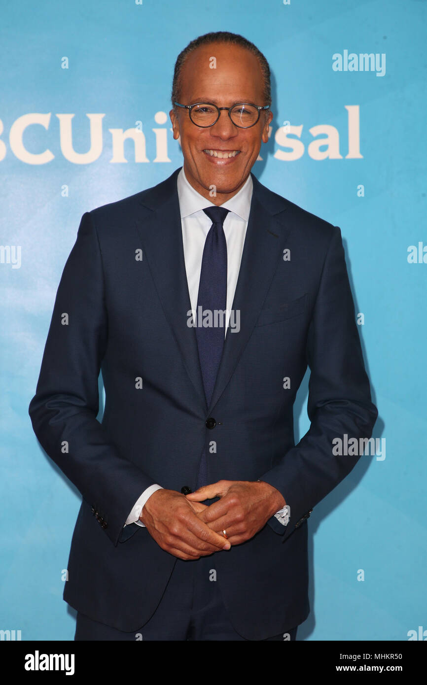 Universal City, Ca. 2nd May, 2018. Lester Holt at the 2018 NBCUniversal ...