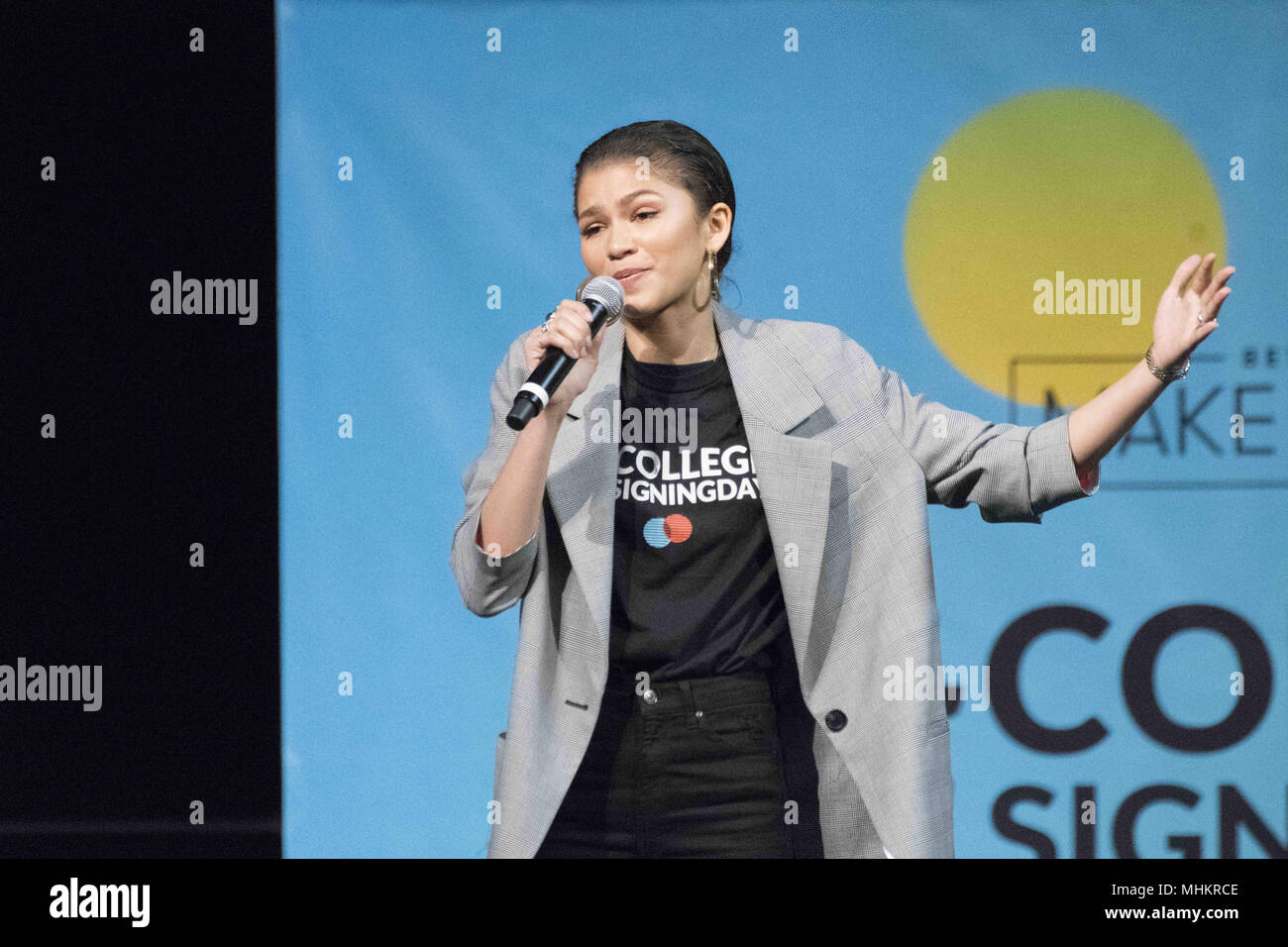 Philadelphia, Pennsylvania, USA. 2nd May, 2018. Actress, ZENDAYA, at ...
