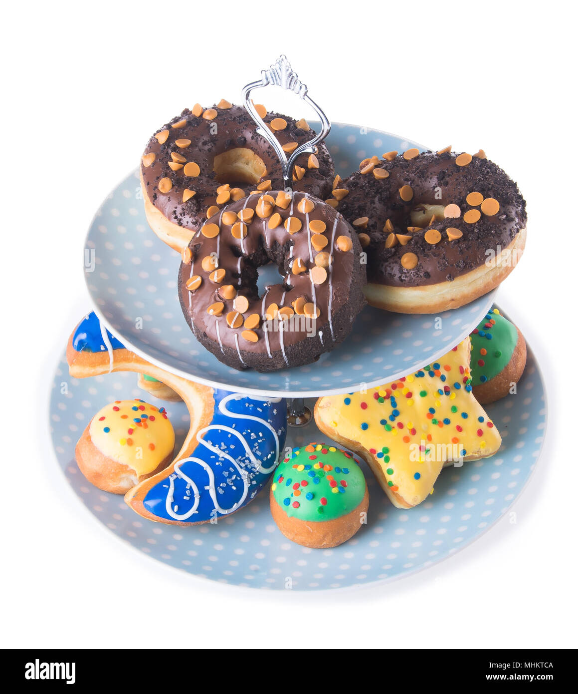 donut. Assorted donuts on background Stock Photo - Alamy