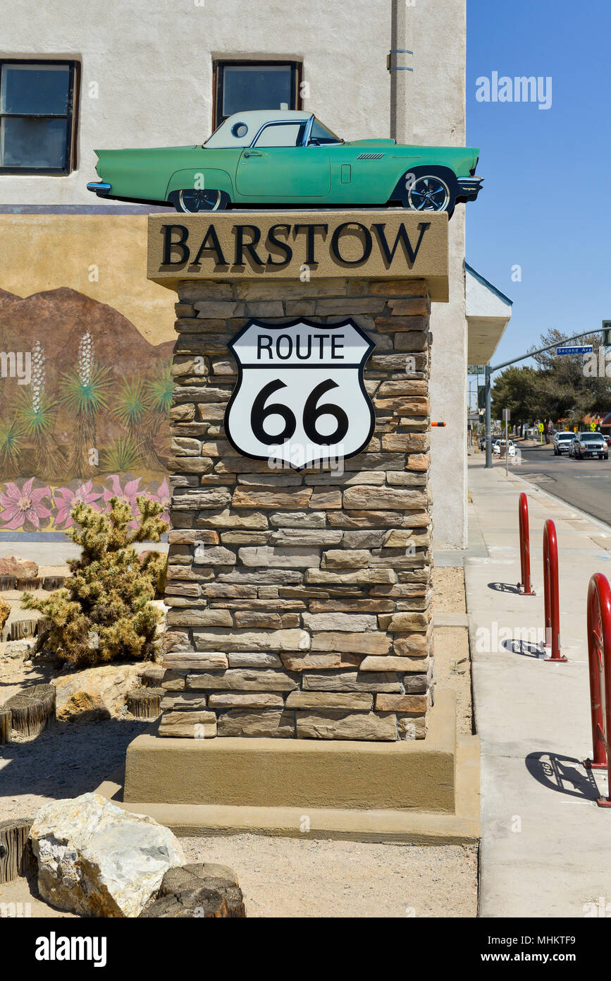 Route 66, Barstow, California Stock Photo - Alamy