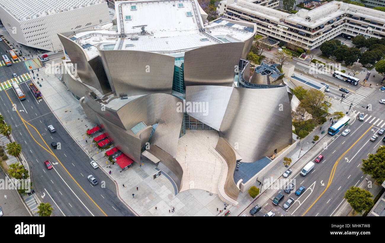 Walt disney concert hall, los angeles hi-res stock photography and ...