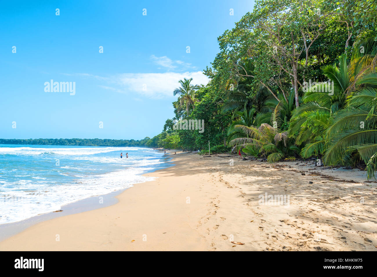 Cahuita - Nationalpark with beautiful beaches and rainforest in Costa ...