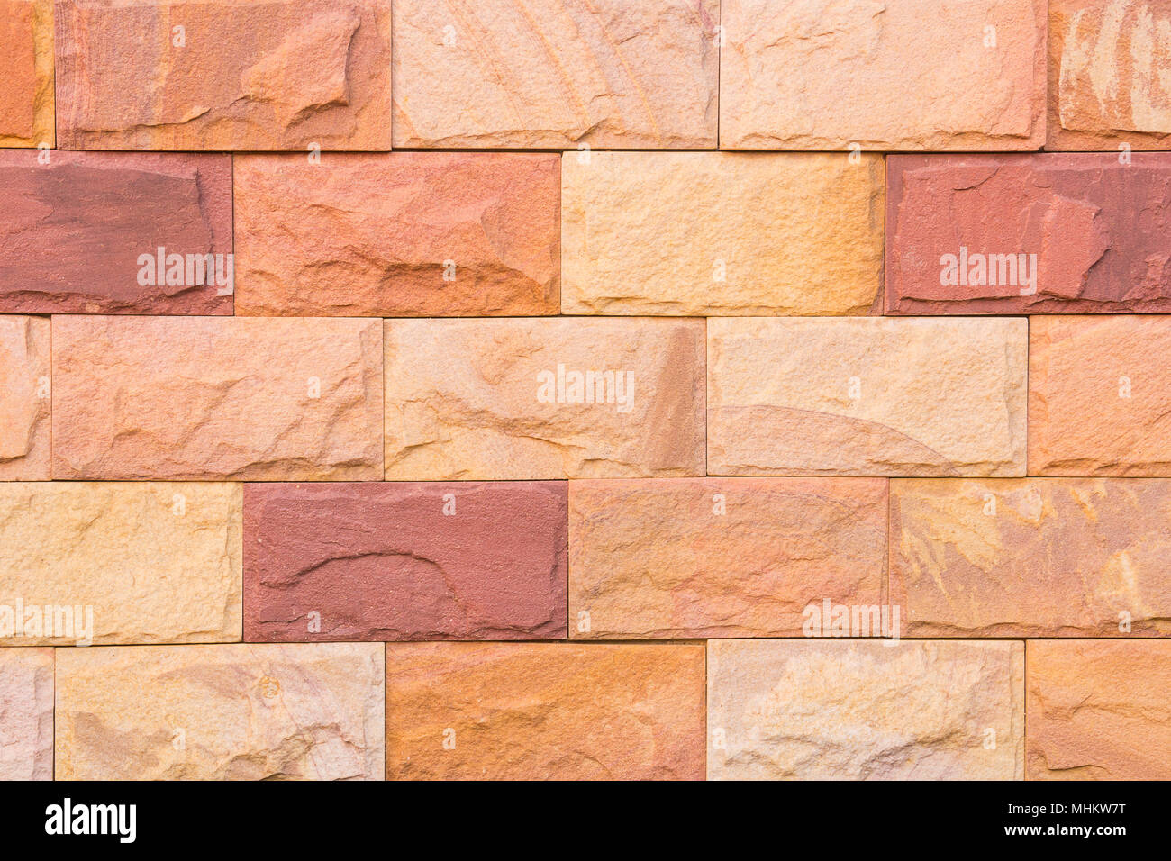 Background of decorate sand stone wall surface Stock Photo - Alamy