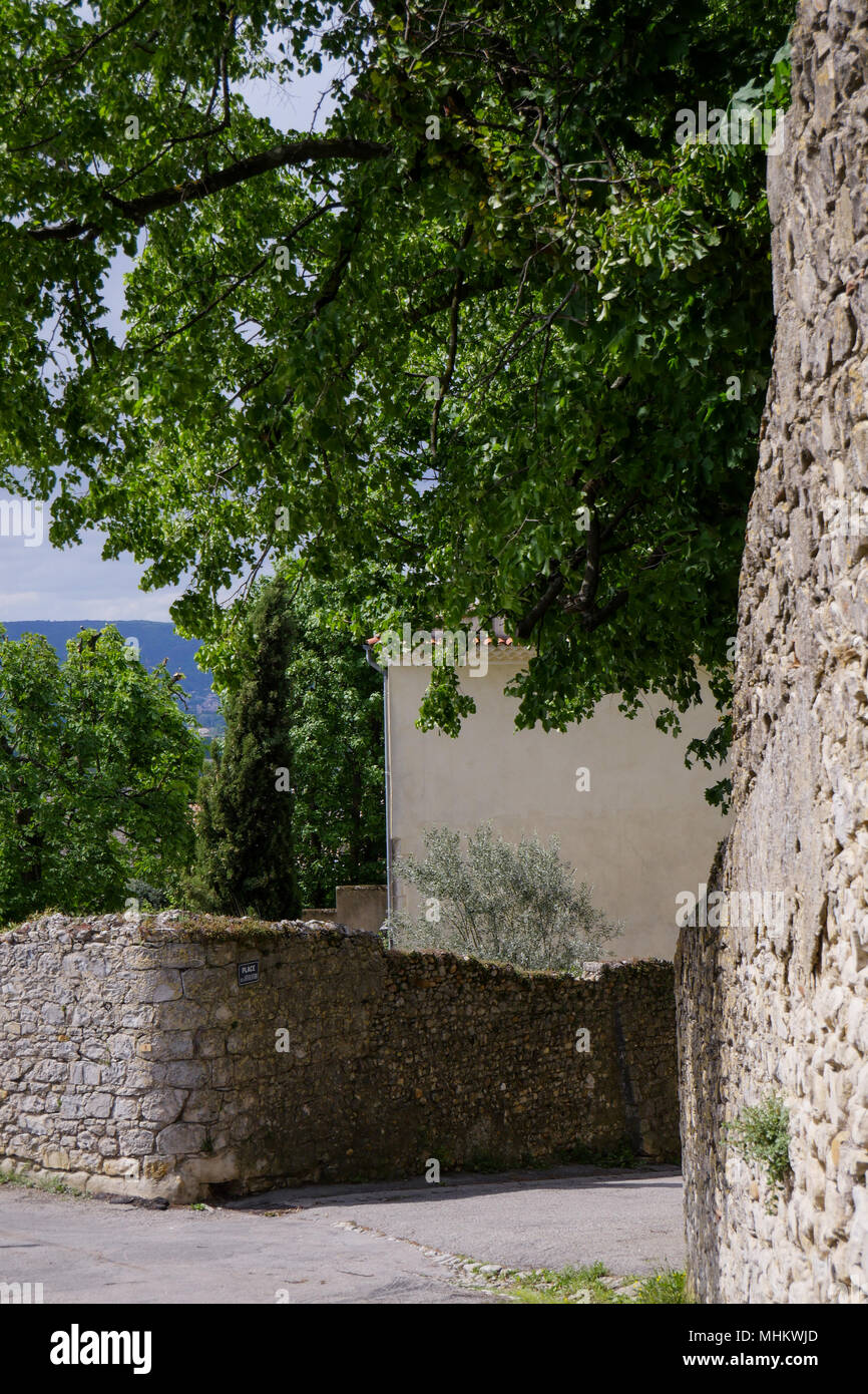 General view of a Drome village, Livron-sur-Drome, France Stock Photo ...