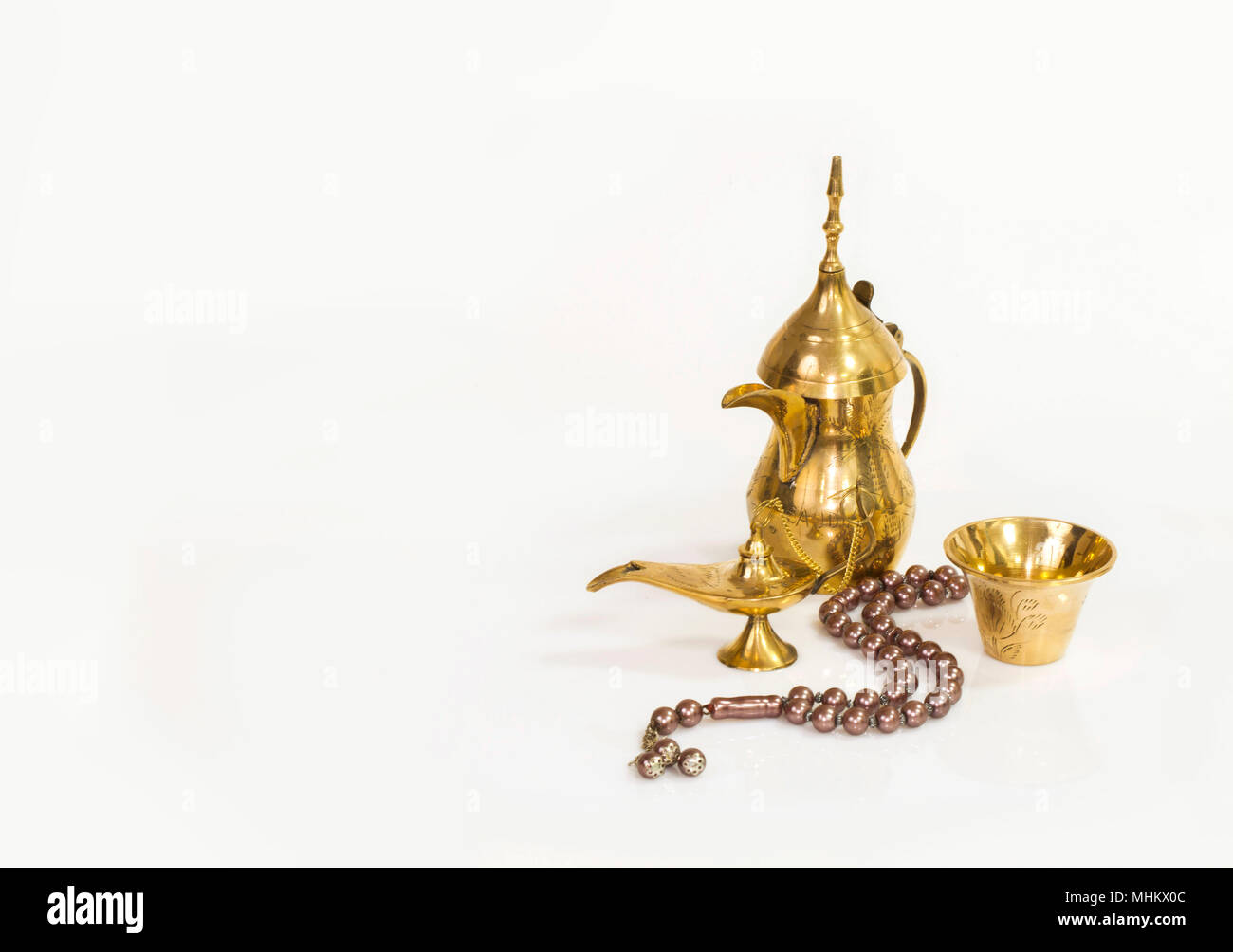 Arabic coffee pot "Dallah Stock Photo - Alamy