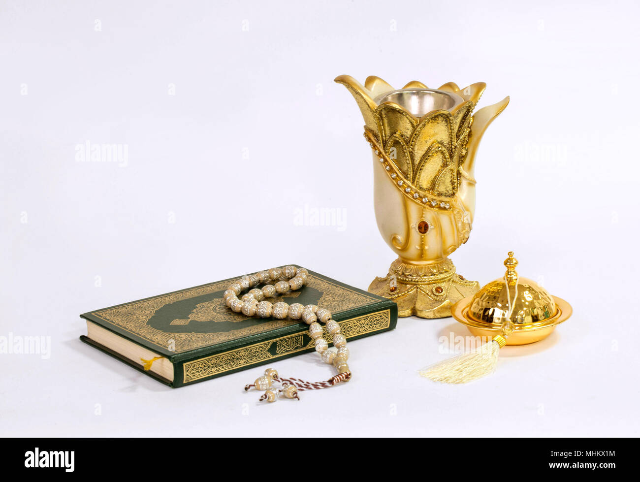 Holy Quran book Stock Photo - Alamy