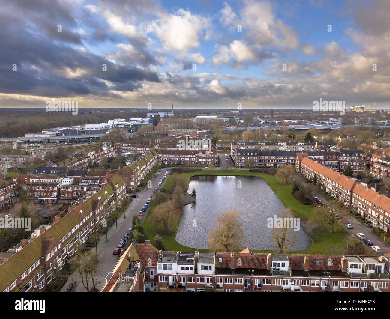 Holland birds eye view hi-res stock photography and images - Alamy