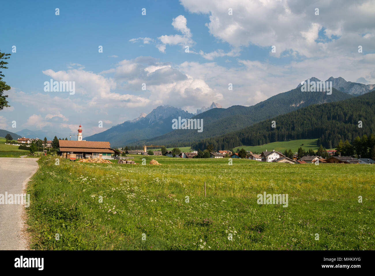 Views of the Puster Valley, Bolzano, Trentino Alto Adige, Italy Stock ...
