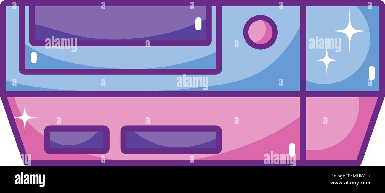 videogame console play with button technology Stock Vector Image & Art ...