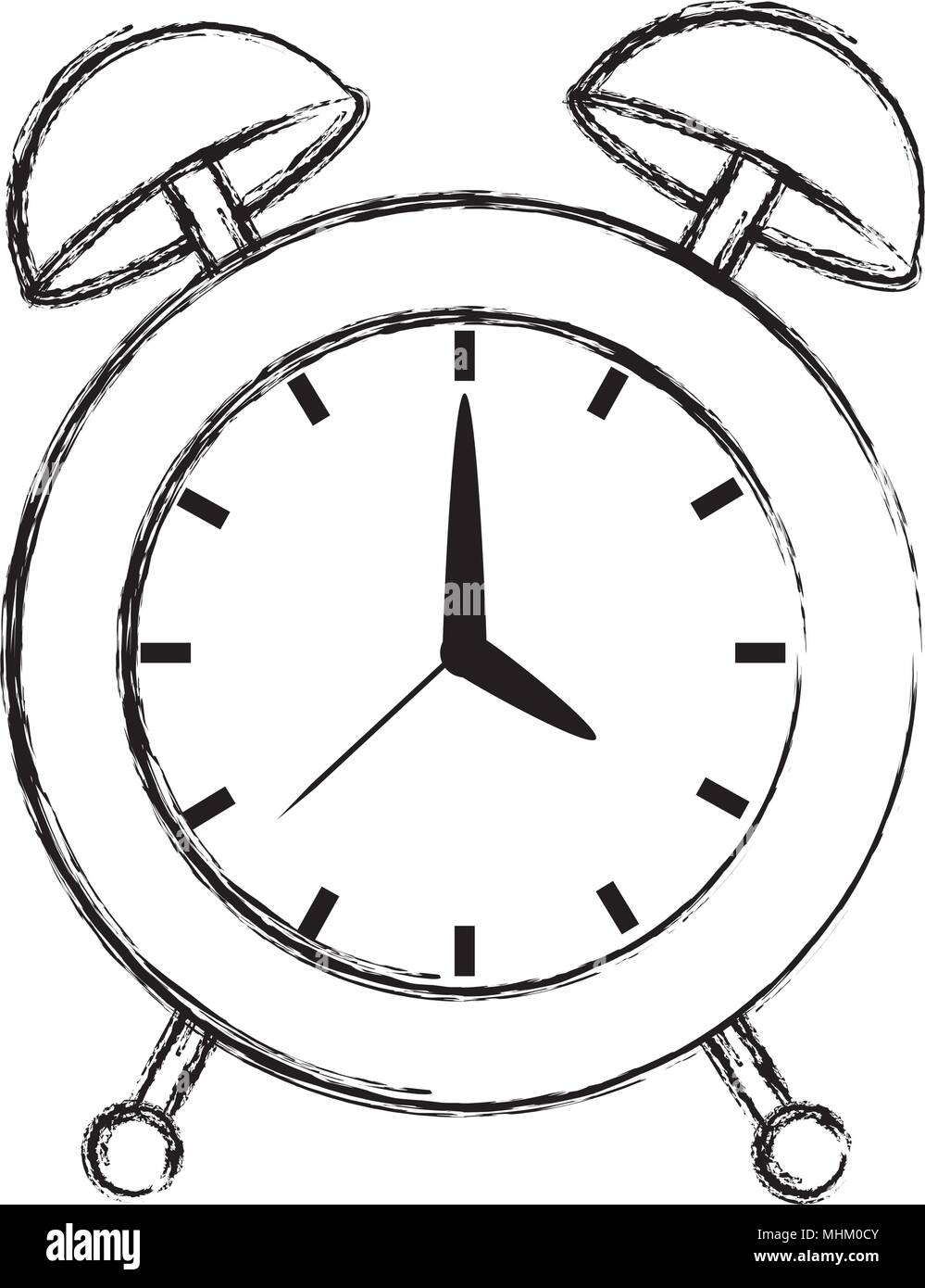 grunge circle desk clock object design Stock Vector Image & Art - Alamy