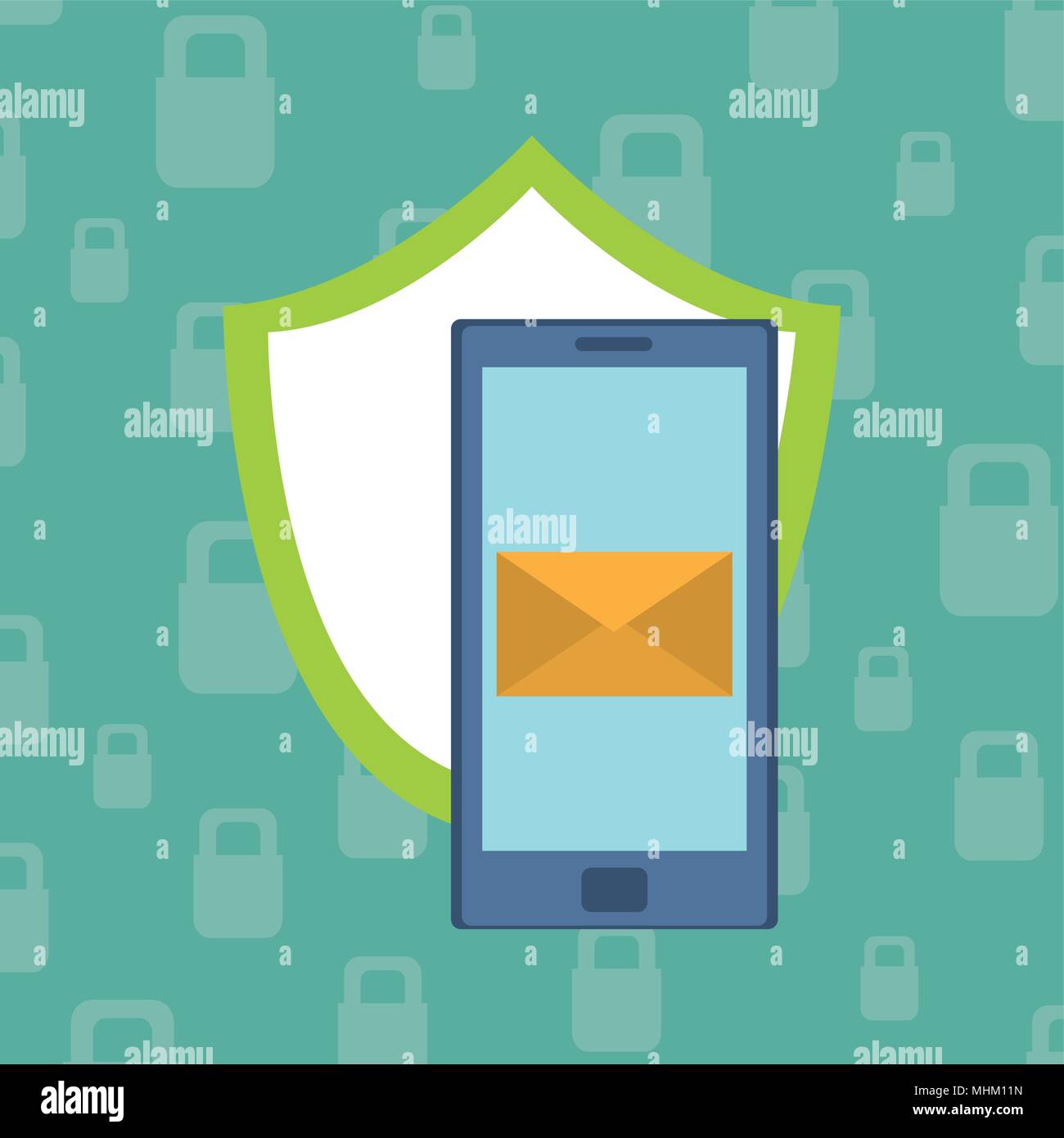 Secure email Stock Vector Images - Alamy