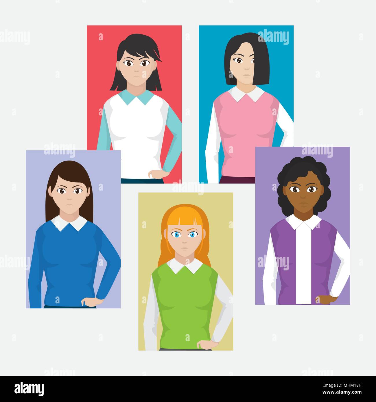 Young people cartoons Stock Vector Image & Art - Alamy