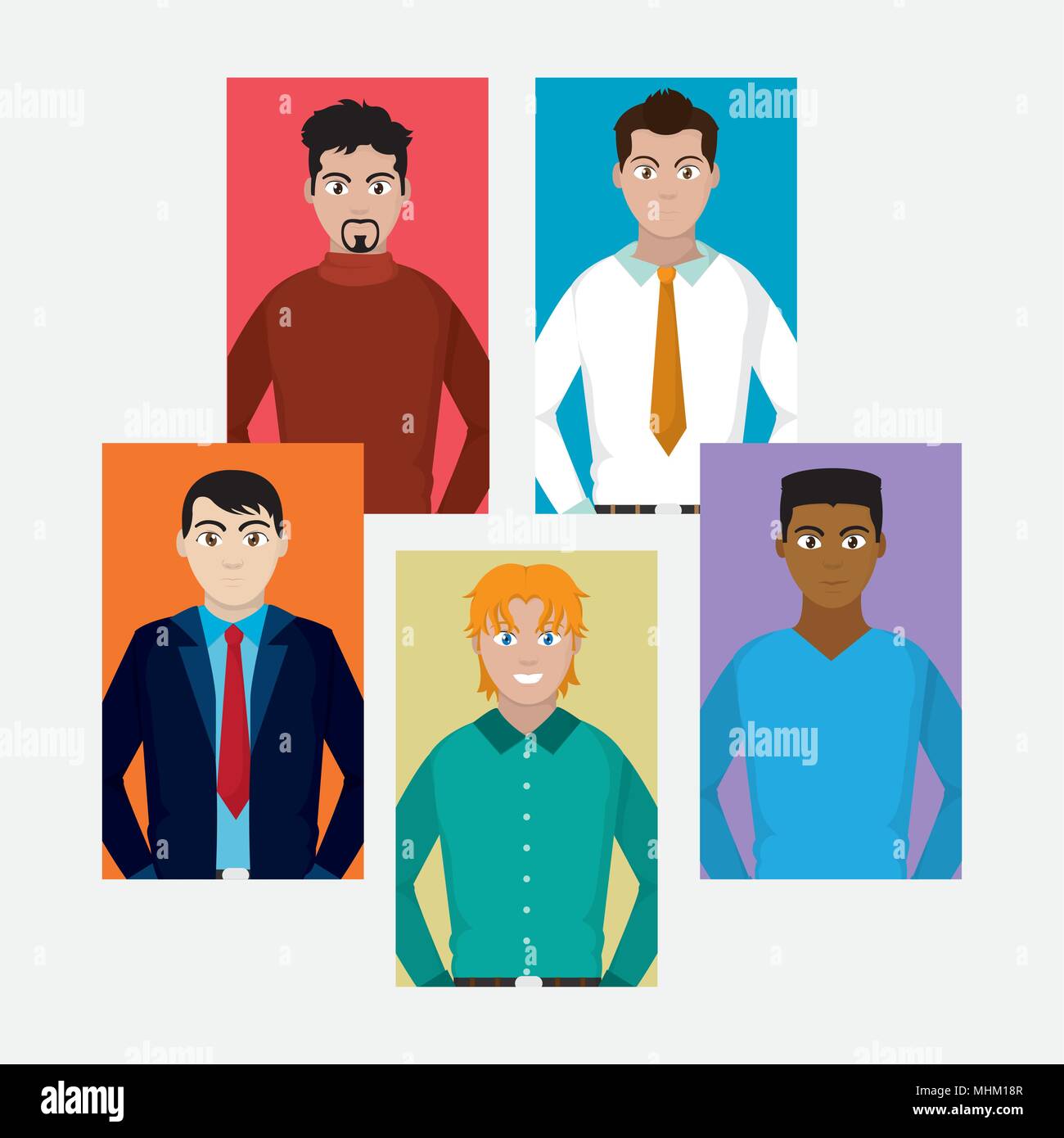 Young people cartoons Stock Vector Image & Art - Alamy