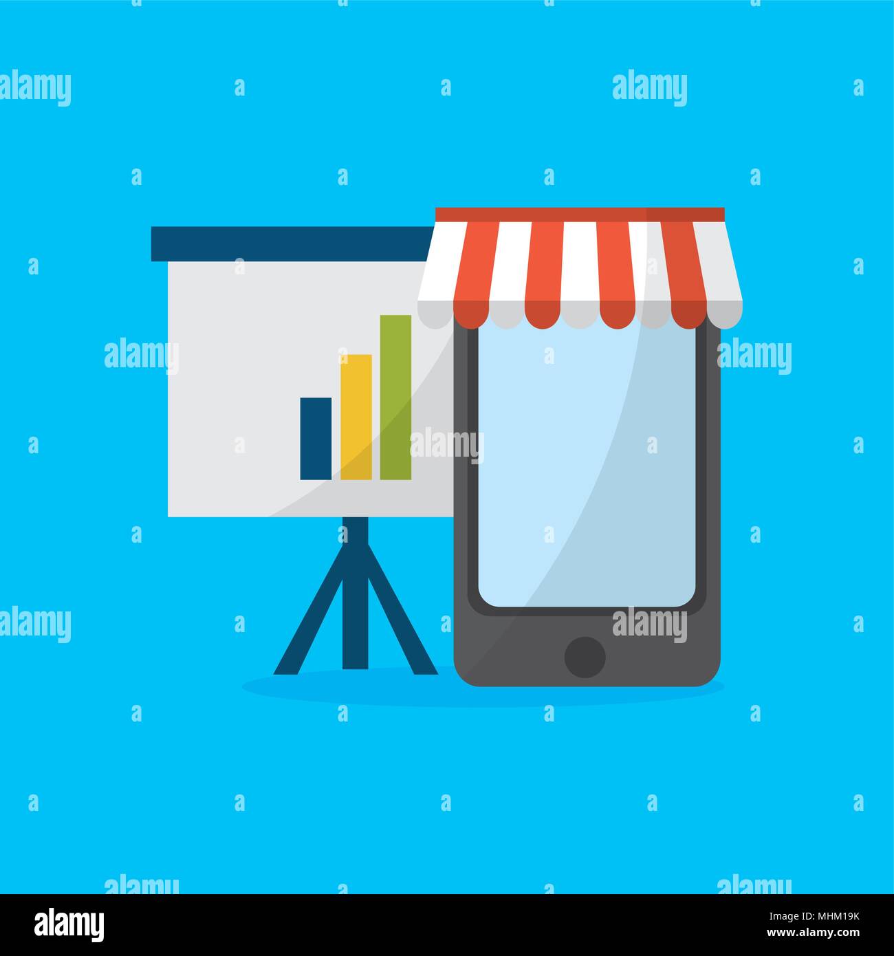 Smartphone media marketing Stock Vector Image & Art - Alamy