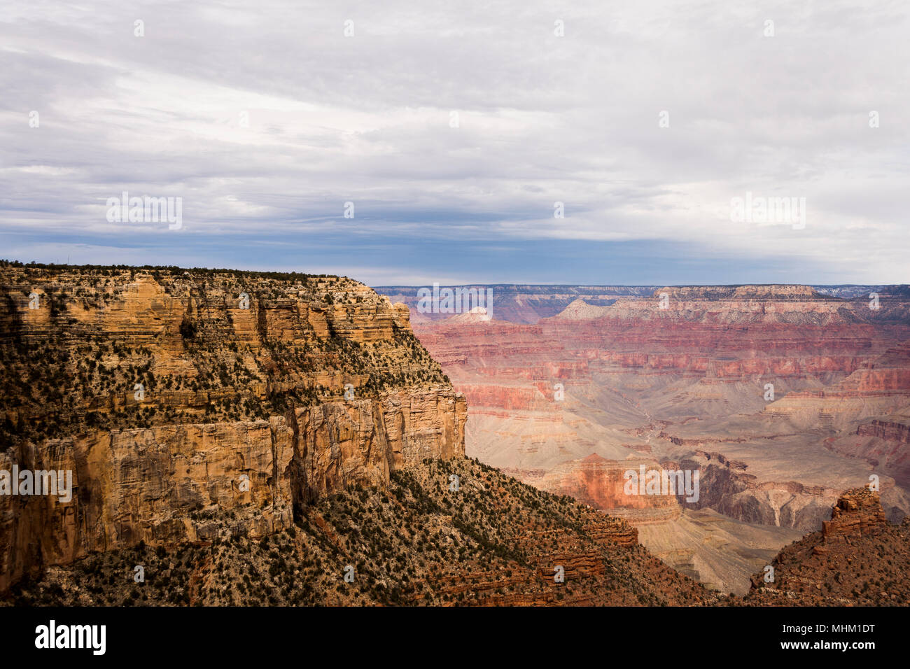 Overlooking the Grand Canyon, Arizona Stock Photo - Alamy