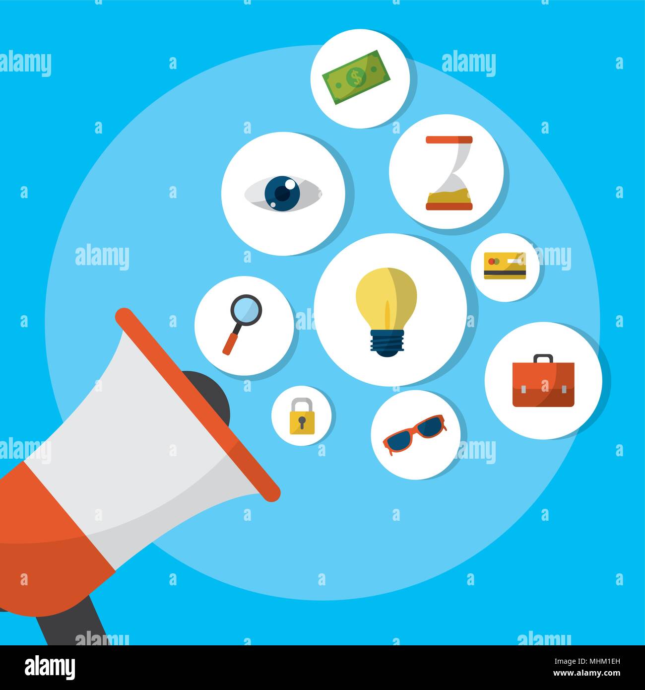 Media marketing business concept Stock Vector Image & Art - Alamy