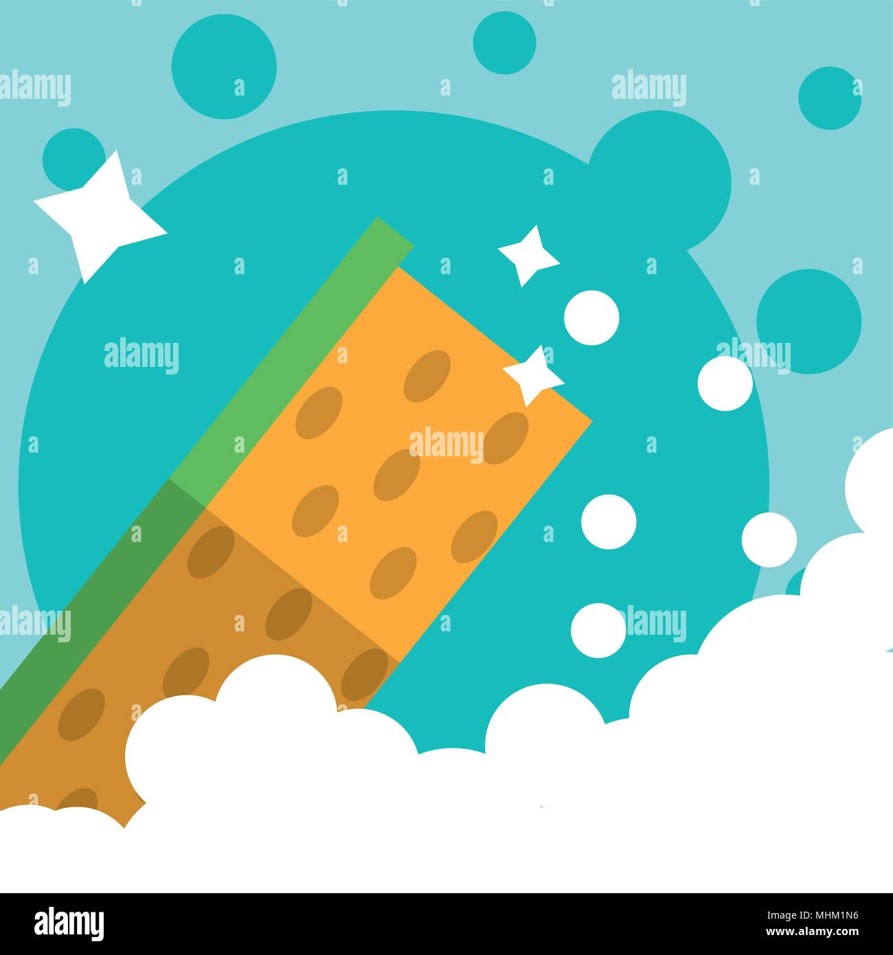 Cleaning sponge cleaning product Stock Vector Image & Art - Alamy