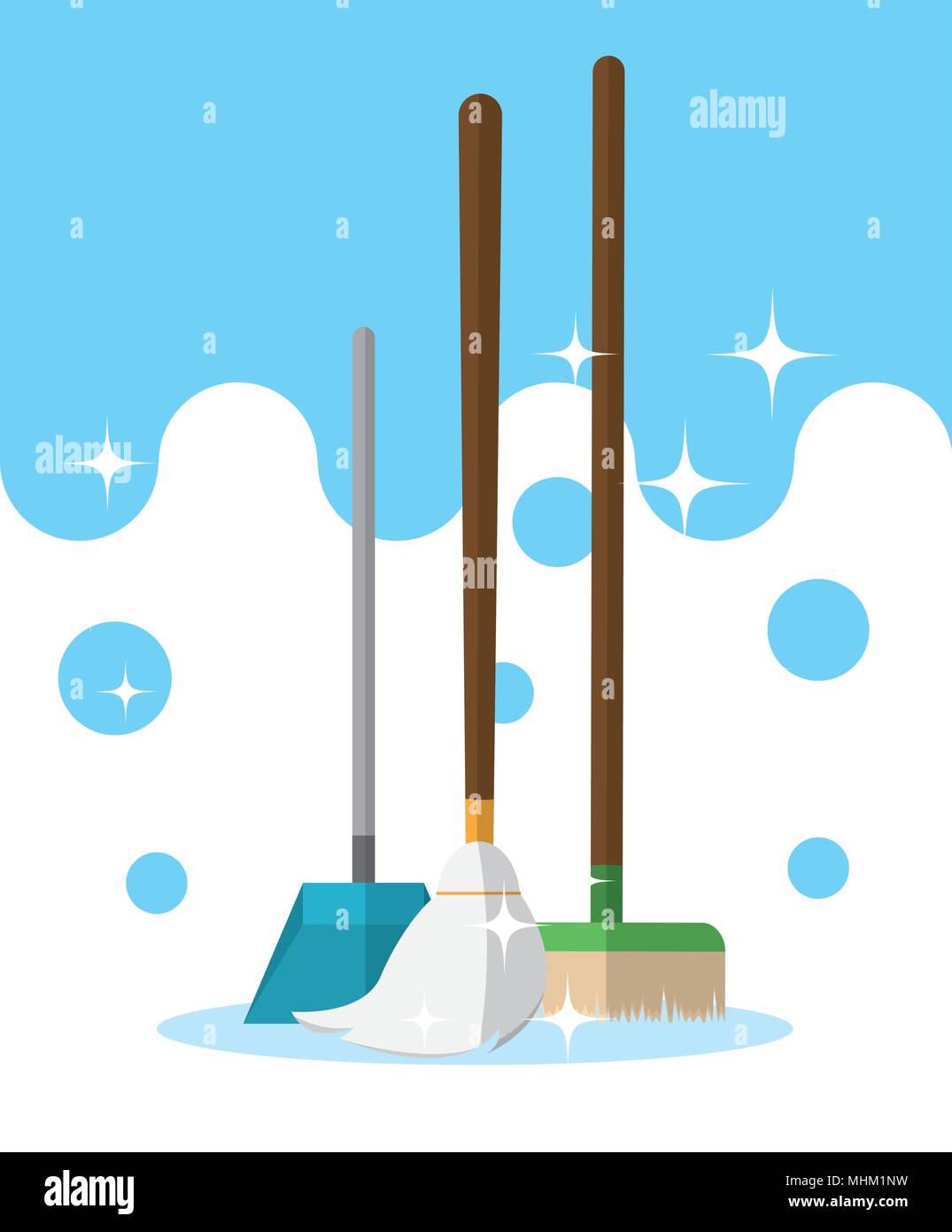 Cleaning kit and products Stock Vector Image & Art - Alamy