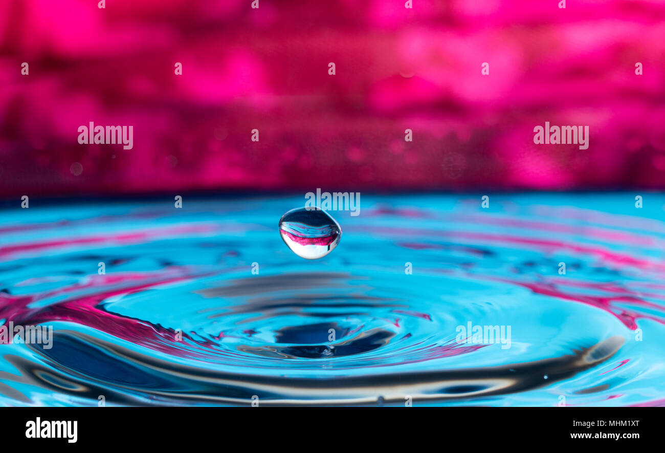 water drop splash Stock Photo - Alamy