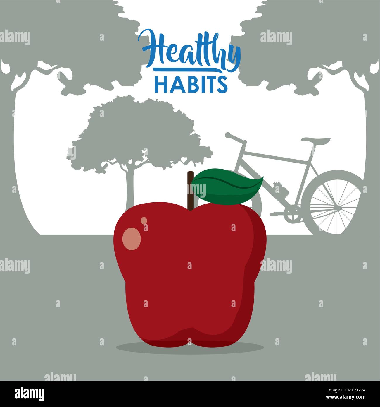 Healthy Habits Lifestyle Stock Vector Image And Art Alamy