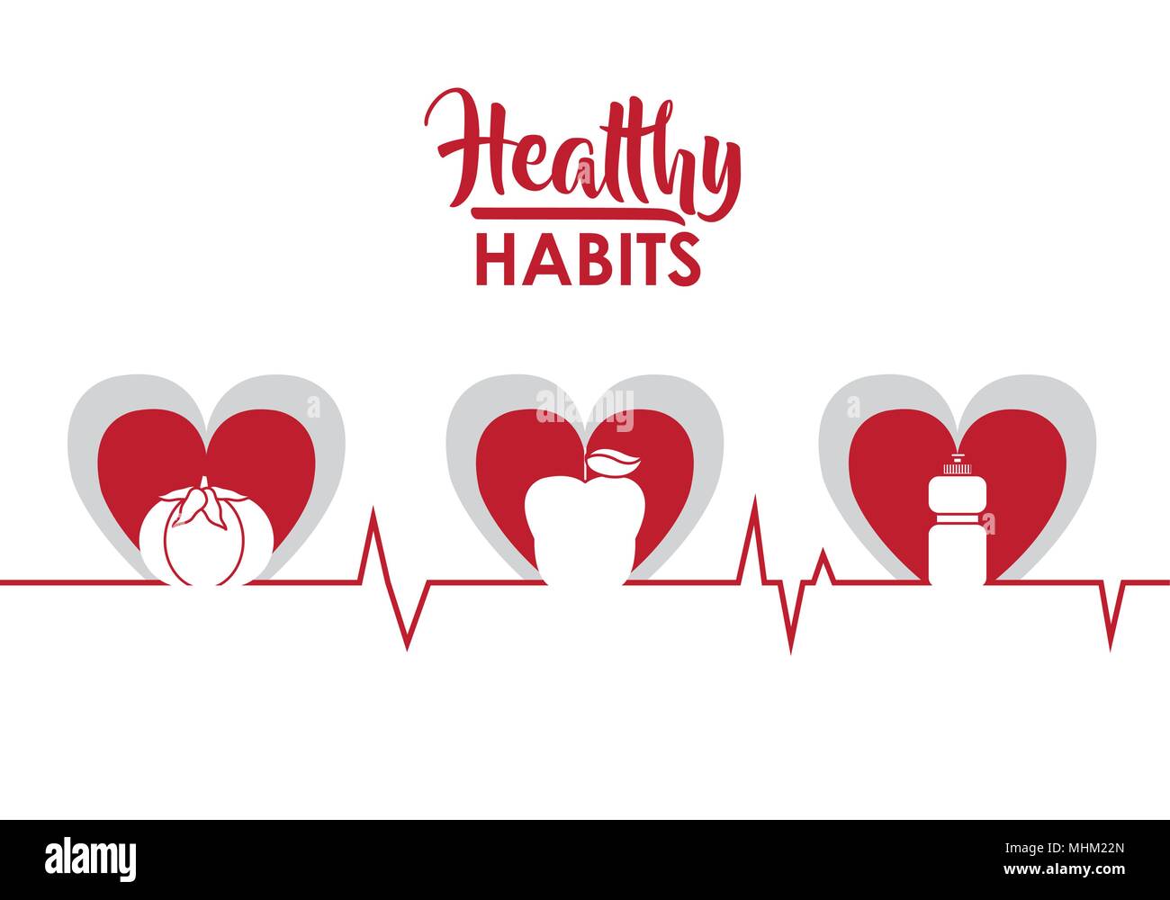 Healthy Habits Lifestyle Stock Vector Image And Art Alamy